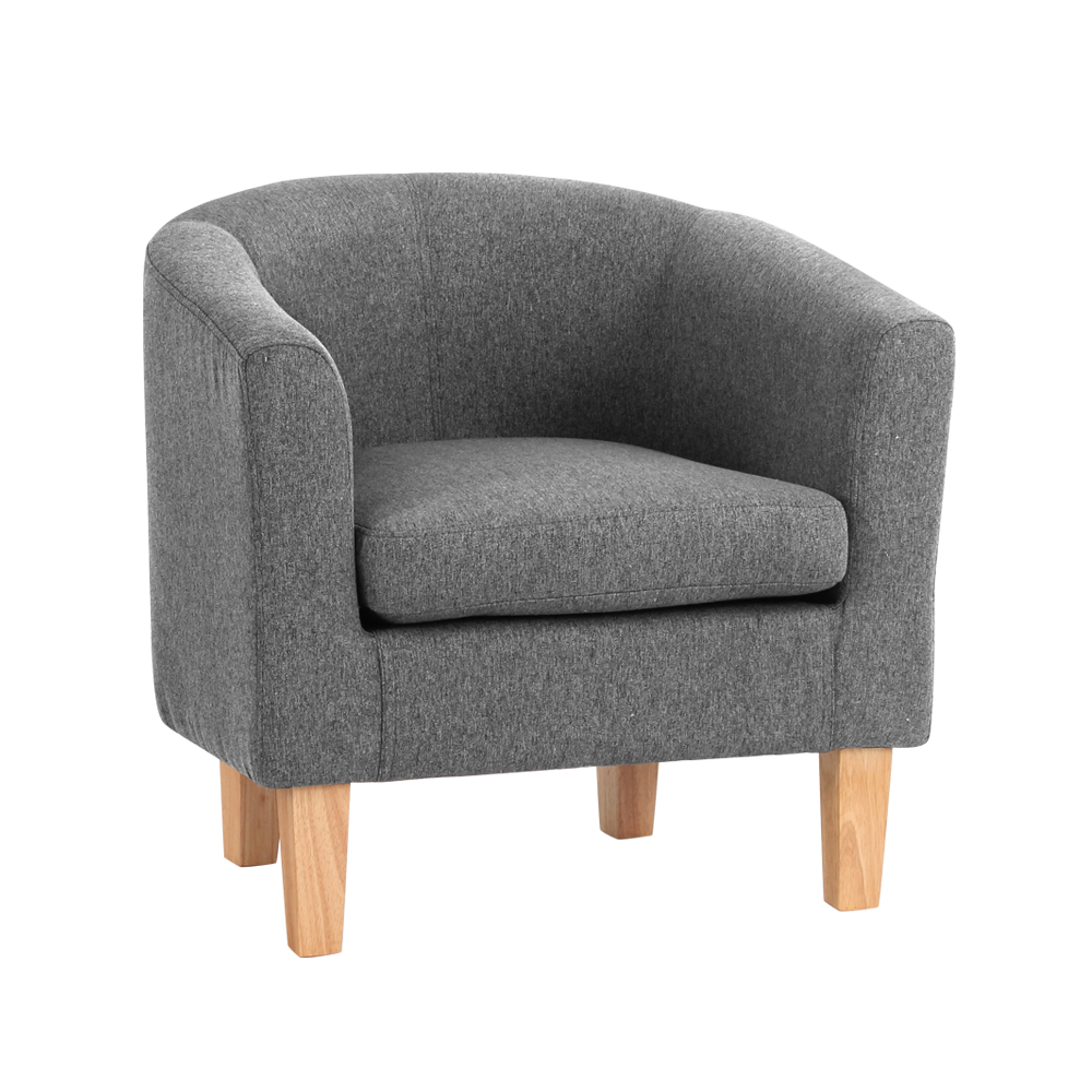 Modern Round Back Armchair - Dreamo Living