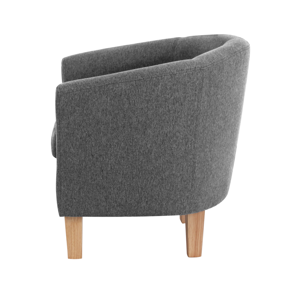 Modern Round Back Armchair - Dreamo Living