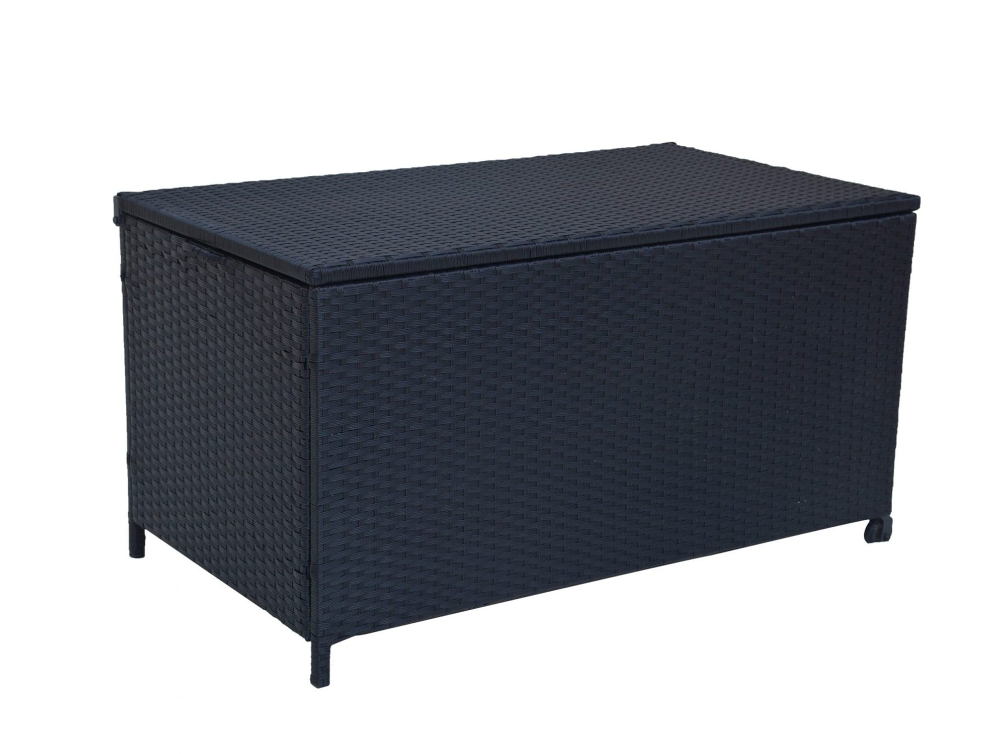 Outdoor PE Wicker Storage Box Garden 320L-Black - Dreamo Living