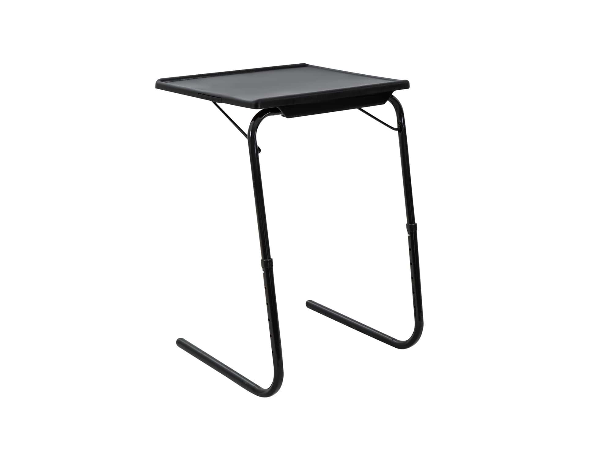 Foldable Table Adjustable Tray Laptop Desk with Removable Cup Holder ...