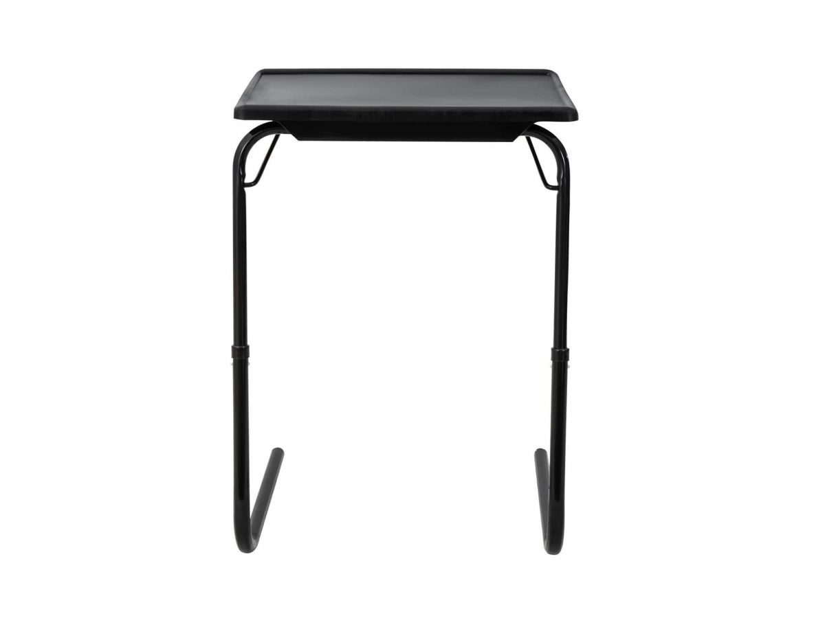 Foldable Table Adjustable Tray Laptop Desk with Removable Cup Holder ...