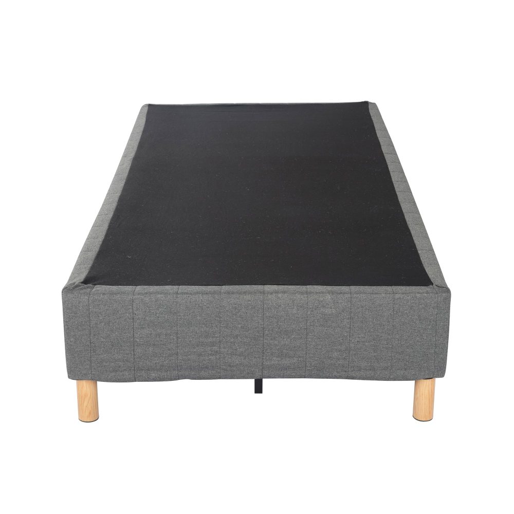 Metal Bedframe Mattress Foundation (Dark Grey) - Dreamo Living
