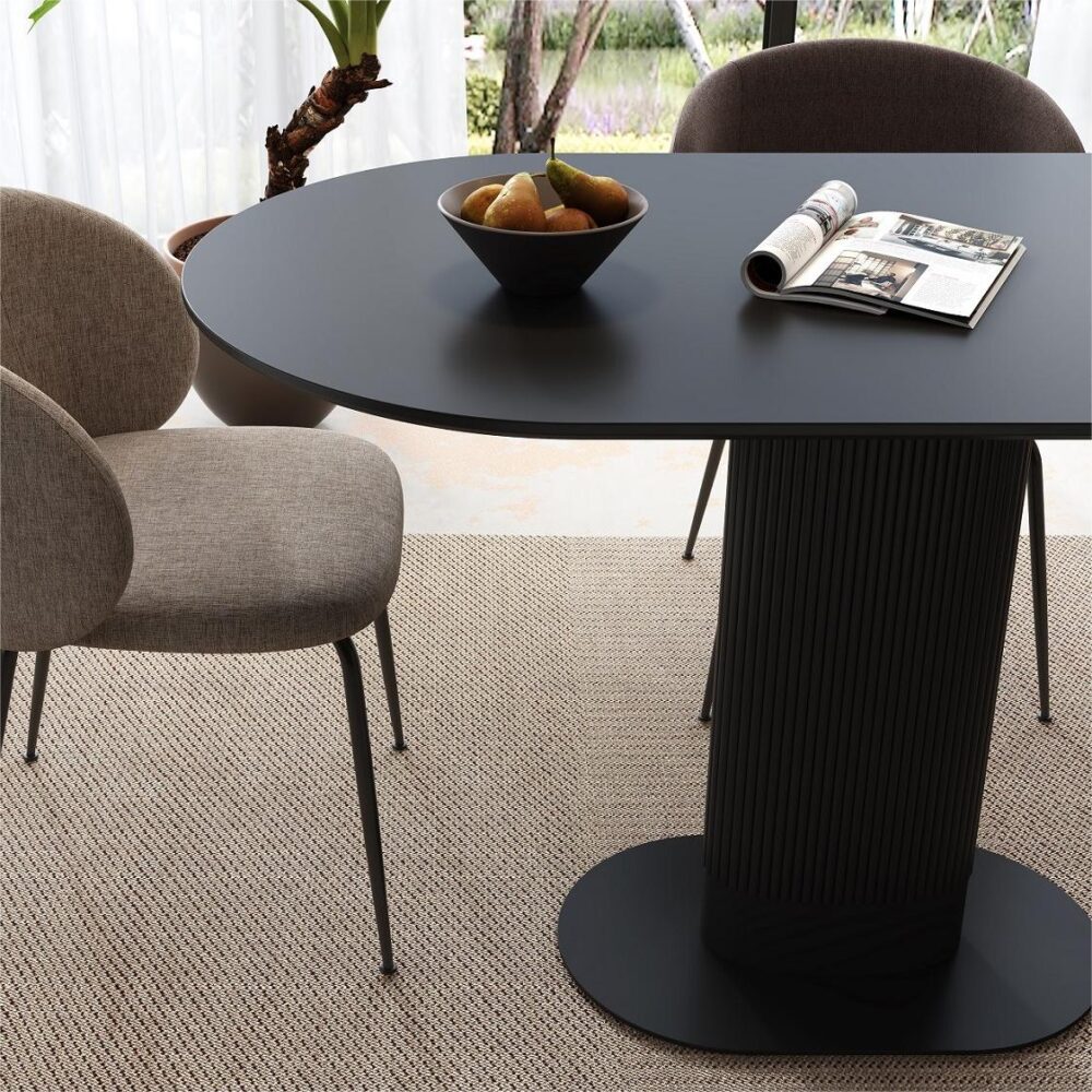 Clara Eclipse Oval Dining Table - Dreamo Living