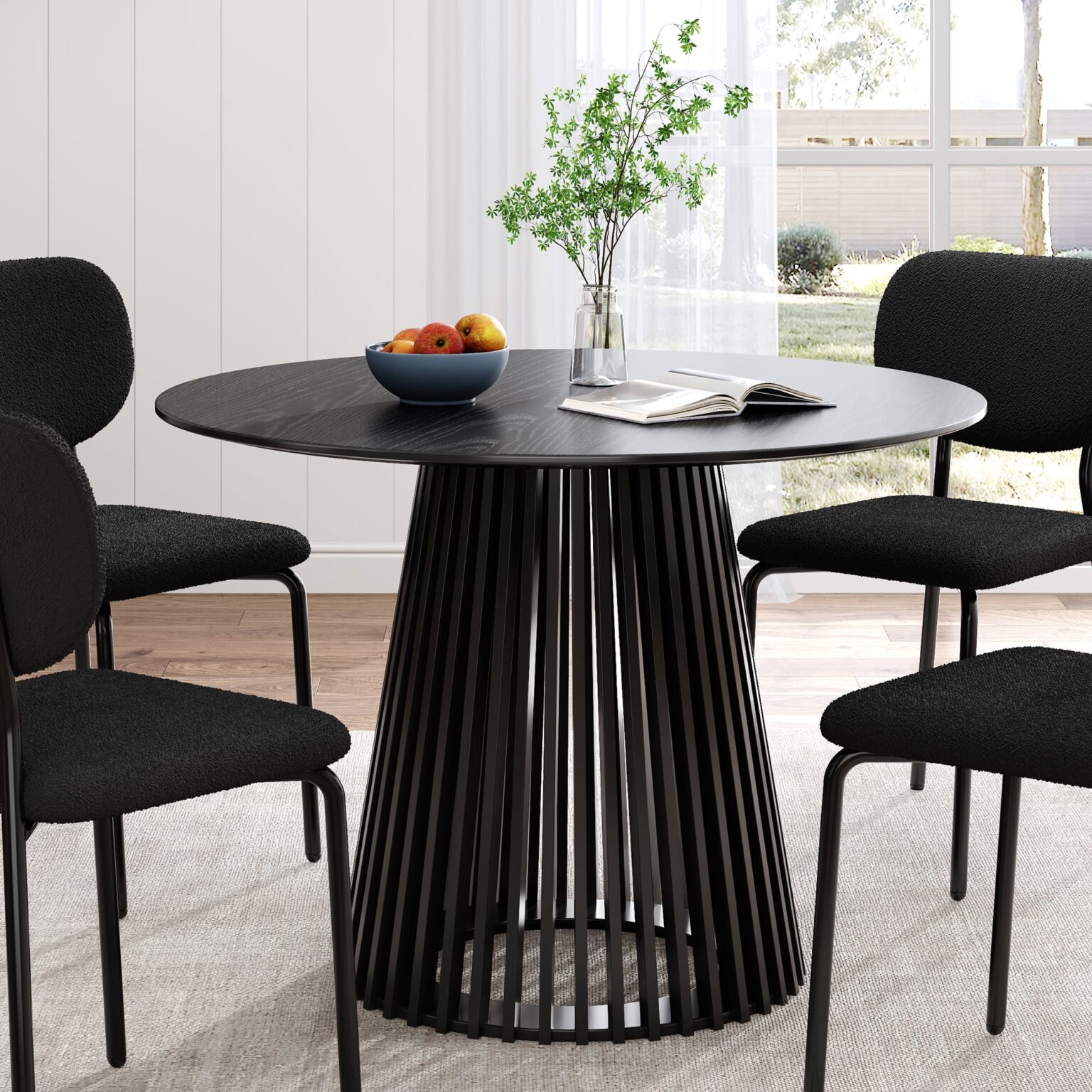 Palmer Sleek Silhouette Dining Table - Dreamo Living