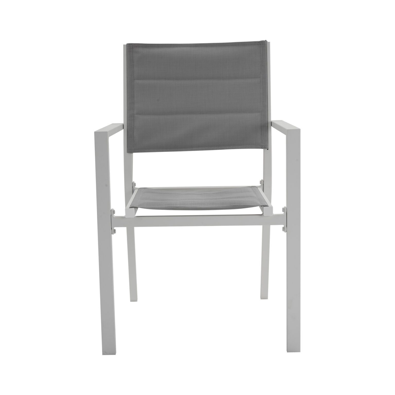 John Aluminium White Outdoor Dining Chair 4-Piece Set - Dreamo Living